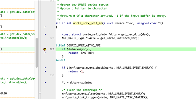 UART Async Support With SHELL When Interrupts Are Not Used Nordic Q