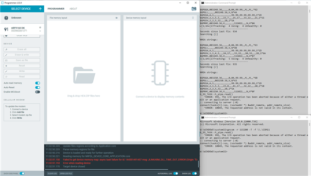 NRF9160dk Onboard Controller Crash Nordic Q A Nordic DevZone