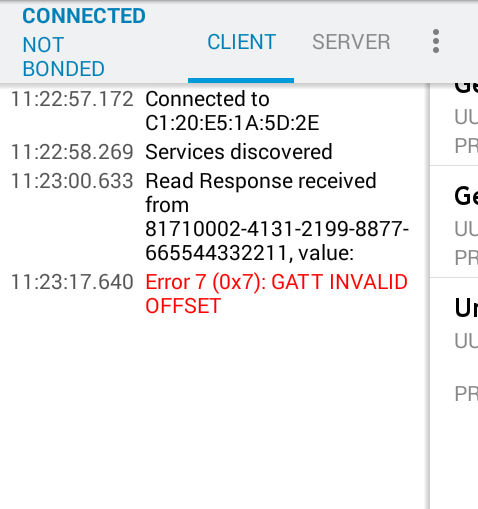 invalid offset - Nordic Q&A - Nordic DevZone - Nordic DevZone