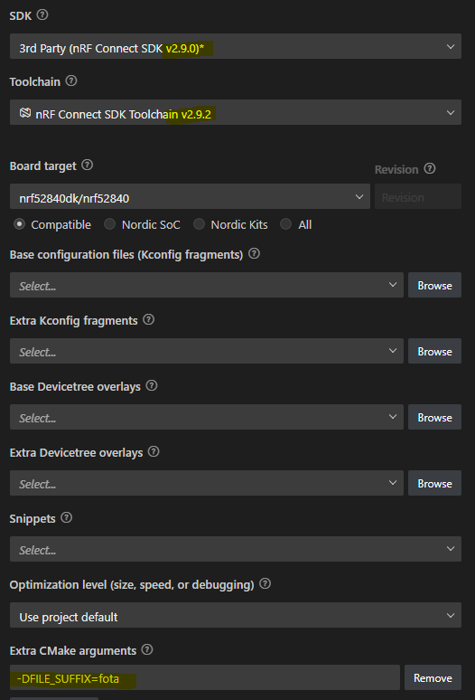 Zigbee FOTA with nrf52840 DK sample - Nordic Q&A - Nordic DevZone - Nordic DevZone