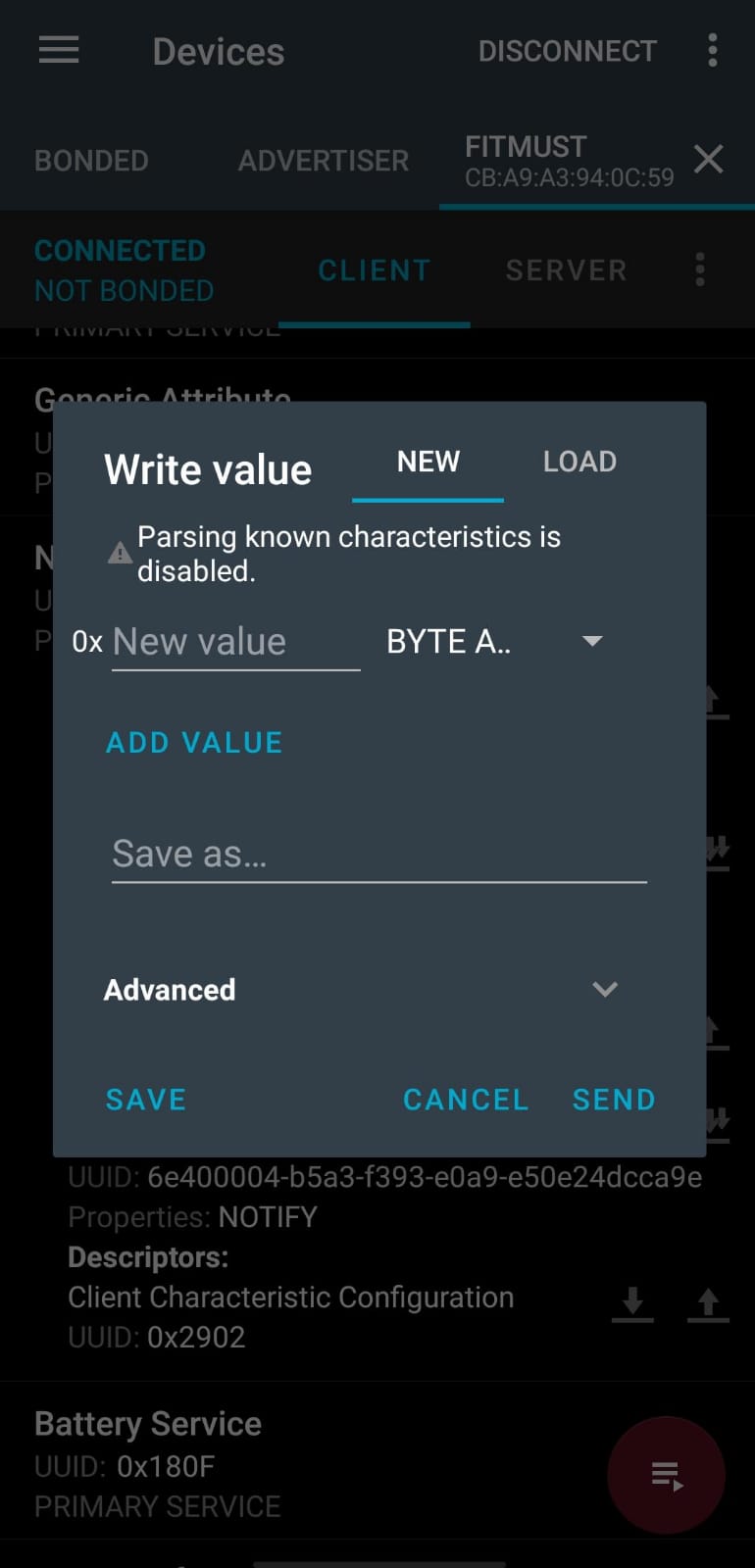 Newly Updated Nrf Connect App Is Lacking A Feature Nordic Qanda Nordic Devzone Nordic Devzone