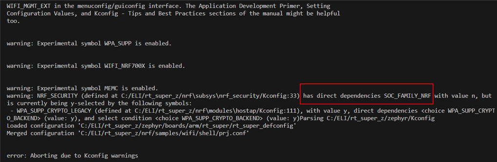 nRF7002-EK + i.MX RT685 + WPA_SUPP issue - Nordic Q&A - Nordic DevZone - Nordic DevZone