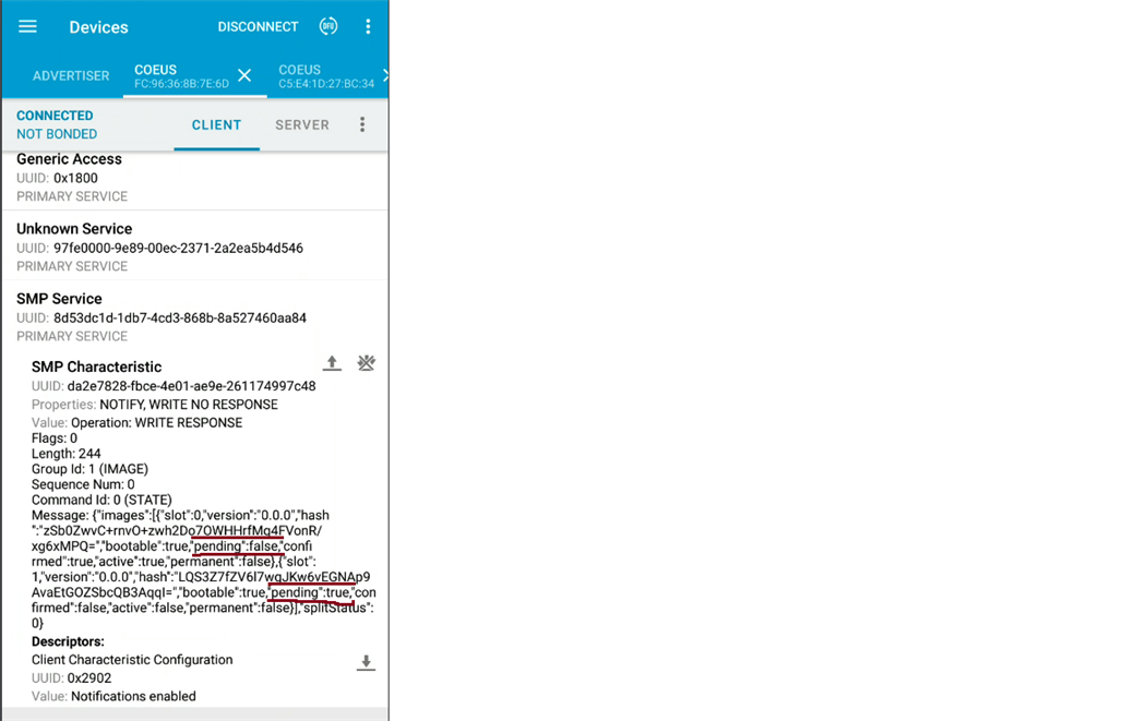 Dfu Using Smp Ble Is Validating And Resting The Device On Nrf52840 Nordic Qanda Nordic Devzone