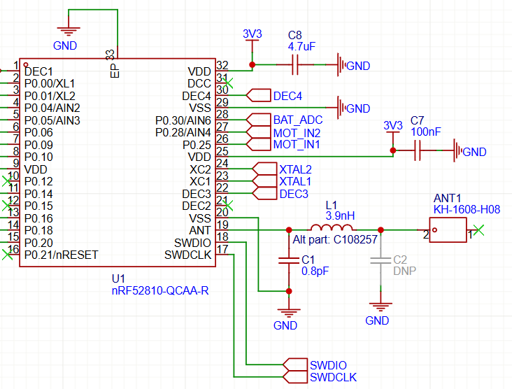 nRF52810 Antenna review - Nordic Q&A - Nordic DevZone - Nordic DevZone