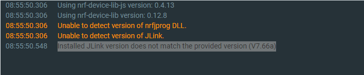 Could Not Recognise Connected Devices Nordic Qanda Nordic Devzone Nordic Devzone