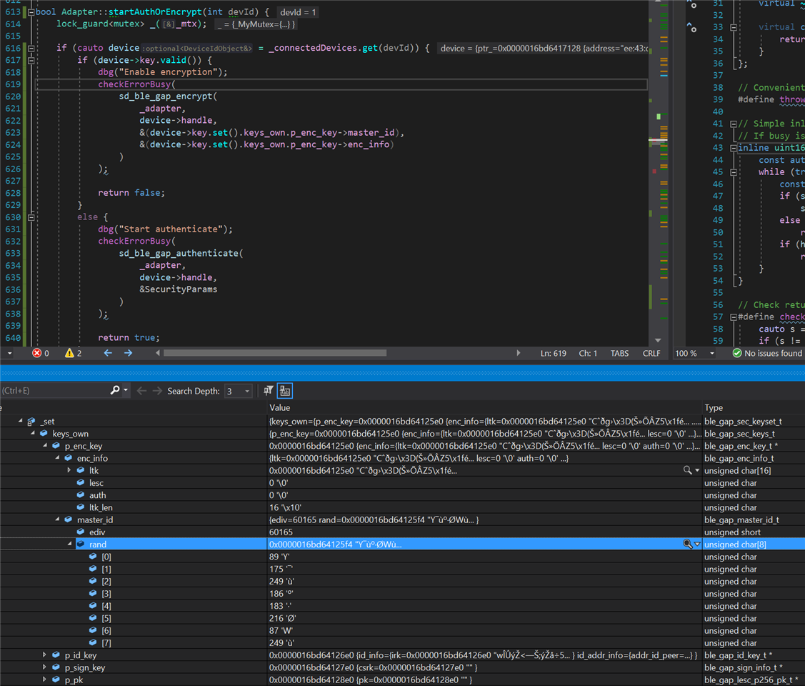 Legacy Pairing/Bonding problem, pc-ble-driver, NRF52, central - Nordic ...