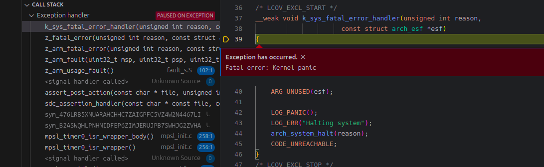 nRF Connect for VSCode debugger not hitting breakpoint - Nordic Q&A ...