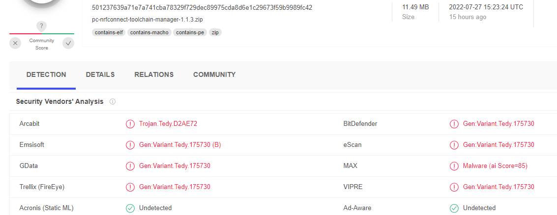 Problem with NCS Toolchain Manager not starting - Nordic Q&A - Nordic DevZone - Nordic DevZone