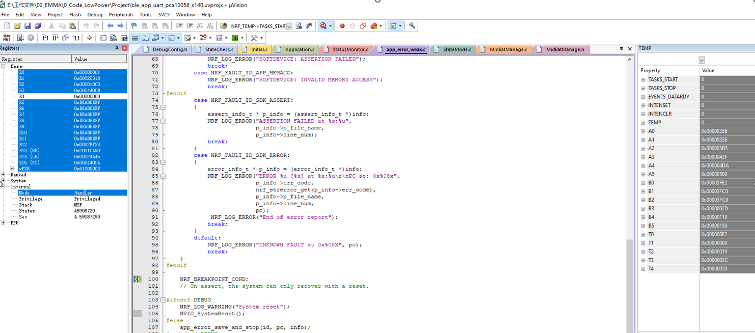 Using The Temperature Function The Software Enters The Assertion Nordic Qanda Nordic Devzone