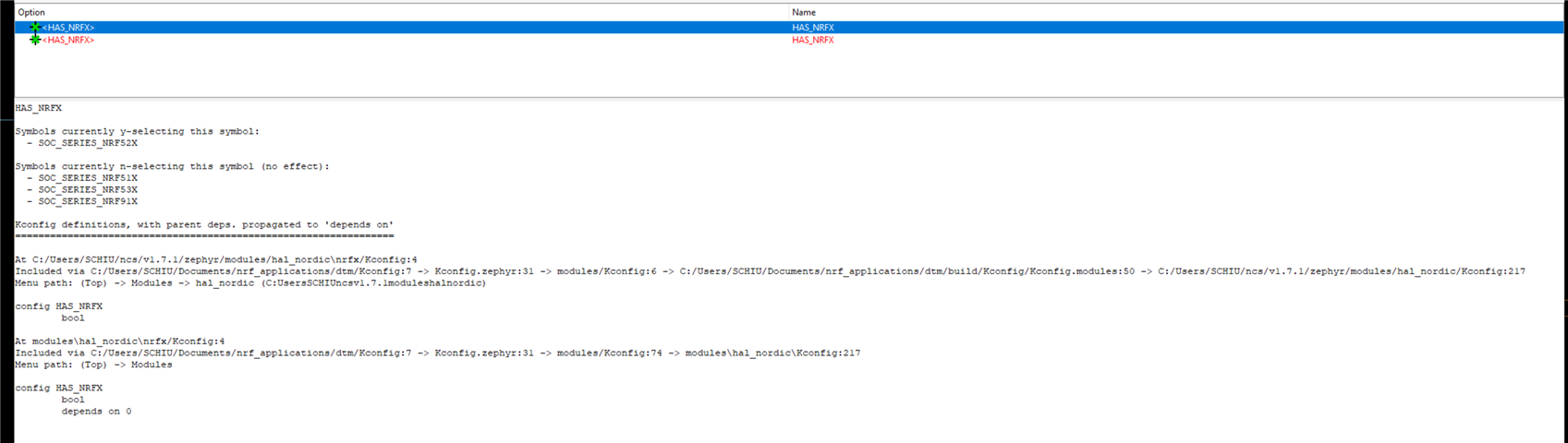 Strange Kconfig Dependency Errors In Nordic Ncs Vscode Nordic Qanda Nordic Devzone Nordic