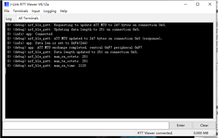 nrf52832 RTT log printing problem encountered by pairing and binding - Nordic Q&A - Nordic ...