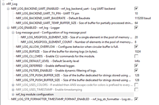 Log did not output after I changed NRF_LOG_BACKEND_UART_TX_PIN - Nordic Q&A - Nordic DevZone ...