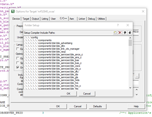 Keil folder setup ? - Nordic Q&A - Nordic DevZone - Nordic DevZone
