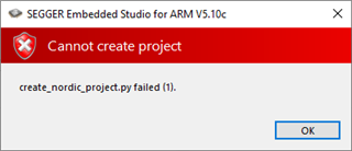 Asset Tracker Example create_nordic_project.py failed (1) - Nordic Q&A - Nordic DevZone - Nordic ...