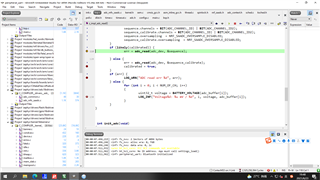 i use NCS1.5.0 debug nrf5340 ,a adc code cannot run to next two ...