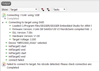 nRF52840-DK Programming Issues in Segger - Nordic Q&A - Nordic DevZone - Nordic DevZone