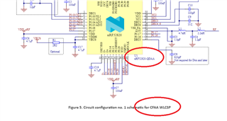 RE: schematic for CFAA WLCSP mentioned, QDAA is given in the documentation