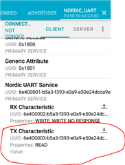 BLE Read-Write using nrf connect application - Nordic Q&A - Nordic DevZone - Nordic DevZone
