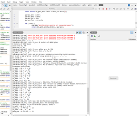 Pair device address and BT_Characteristic Notify enable disable use ...