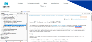 nRF52833: CDC ACM USB Bootloader example is not available. - Nordic Q&A ...