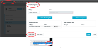 Windows Desktop nRF Connect can not load advertising setup? - Nordic Q&A - Nordic DevZone ...
