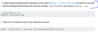 mcumgr command line tool setup issue in windows - Nordic Q&A - Nordic DevZone - Nordic DevZone