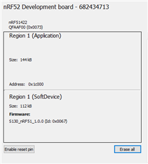 External target NRF51422 with BLE problems - Nordic Q&A - Nordic DevZone - Nordic DevZone