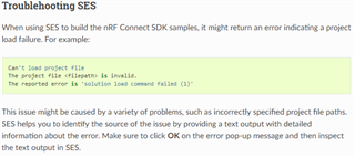 Open SES project with ERRORs - Nordic Q&A - Nordic DevZone - Nordic DevZone