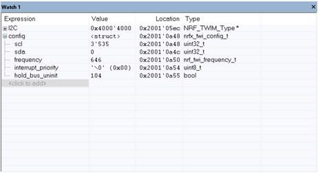 A problem with I2C on NRF52840 using Instance NRF_TWI1 - Nordic Q&A - Nordic DevZone - Nordic ...