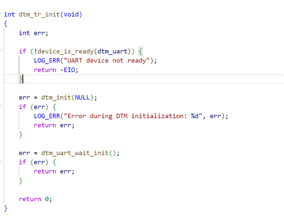 Nrf5340 Direct Test Mode Example Project Failed To Set The Tx Power Nordic Qanda Nordic