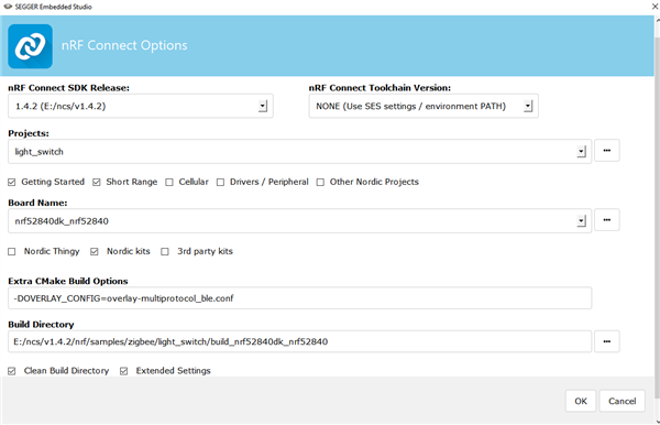 How to enable Multiprotocol support in nRF connect zigbee example ...