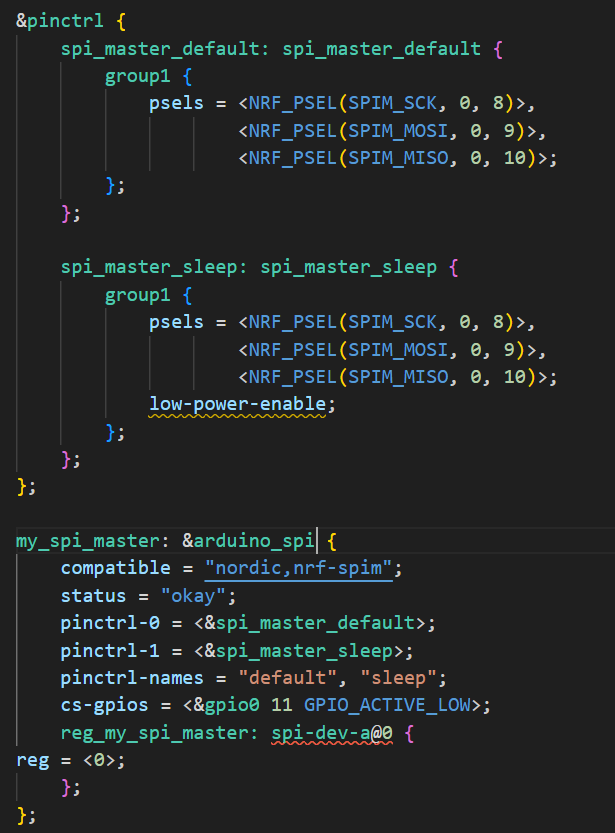 Enabling two SPIs simultaneously in nrf5340 - Nordic Q&A - Nordic DevZone - Nordic DevZone
