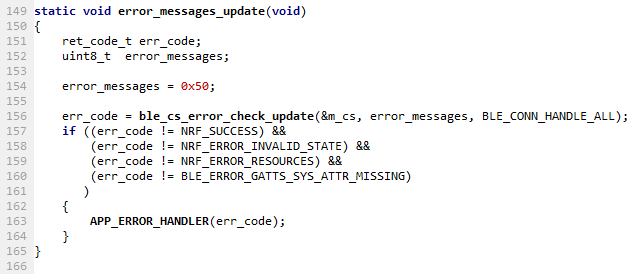 ERROR 12291 [Unknown error code] - Nordic Q&A - Nordic DevZone - Nordic ...