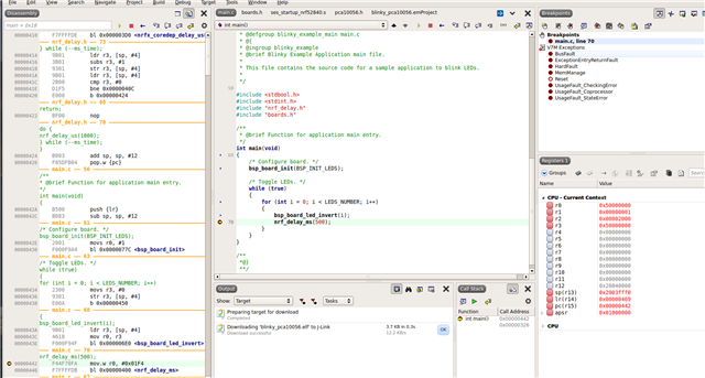 Stopped by vector catch HardFault FORCED BusFault IMPRECISERR - Nordic Q&A - Nordic DevZone ...