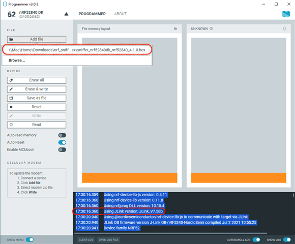 Drag and Drop Option not support for nRF52840 DK - Nordic Q&A - Nordic DevZone - Nordic DevZone