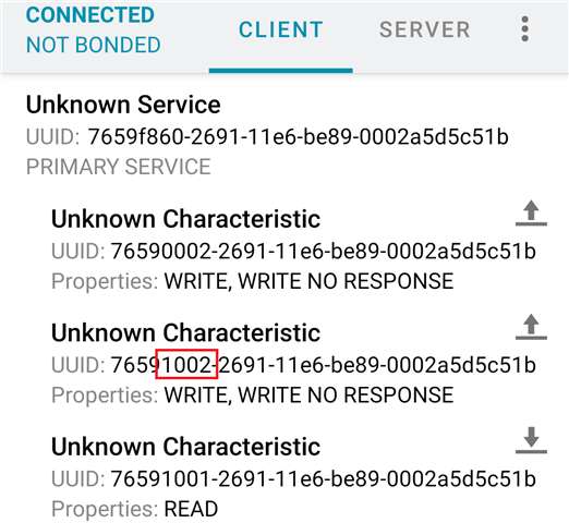 Add custom 16bit UUIDs to custom 128bit service - Nordic Q&A - Nordic DevZone - Nordic DevZone