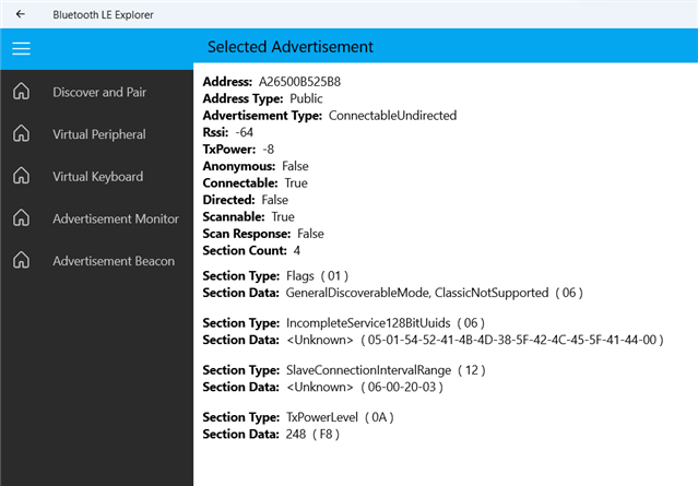 Unable to scan advertising device after it gets bonded. - Nordic Q&A - Nordic DevZone - Nordic ...