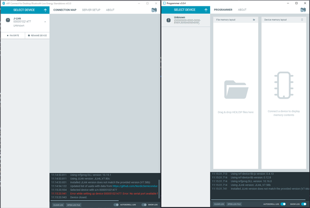 Nrf Programmer Does Not See J Link Nordic Qanda Nordic Devzone Nordic Devzone