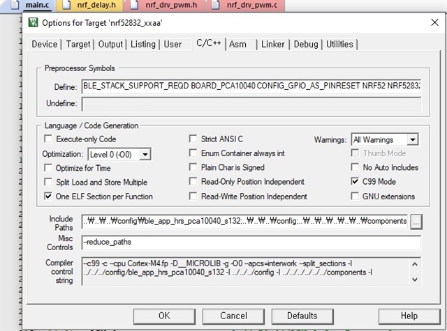 Undefined symbol nrf_drv_pwm_init (referred from main.o). - Nordic Q&A ... Undefined symbol nrf_drv_pwm_init (referred from main.o). - Nordic Q&A ...