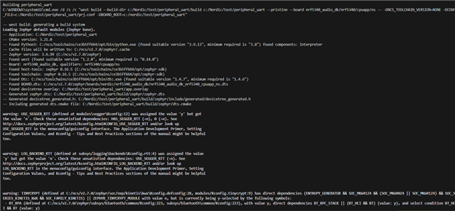 Error Aborting Due To Kconfig Warnings With Vscode Nrf Connect Sdk Nrf