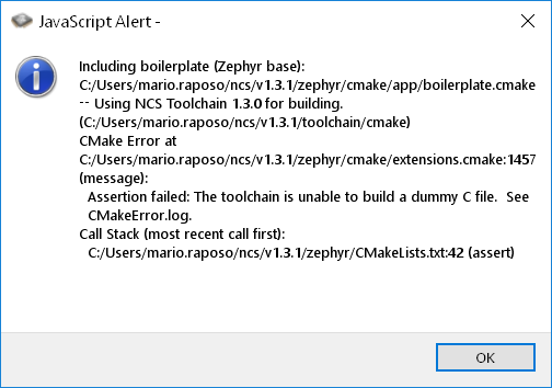 Cannot build for Thingy91 - Nordic Q&A - Nordic DevZone - Nordic DevZone