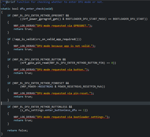 Bootloader resets at some point in nRF52820 - Nordic Q&A - Nordic DevZone - Nordic DevZone
