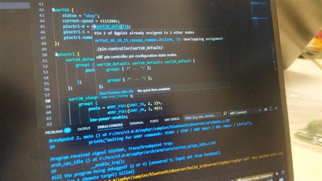 Flashing nrf54L05 chipset - Nordic Q&A - Nordic DevZone - Nordic DevZone