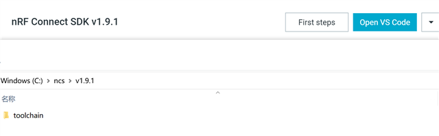 After ncs installation in toolchain manager, no examples found ... After ncs installation in toolchain manager, no examples found ...
