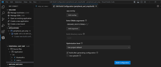 How to port the SMP Service to the peripheral_uart to support DFU - Nordic Q&A - Nordic DevZone ...