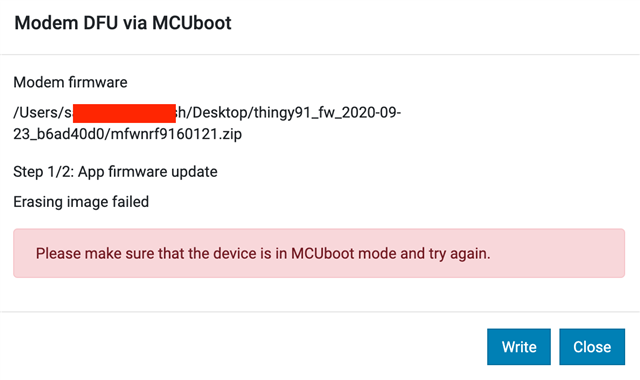 Nordic Thingy91 Mcuboot Not Working Nordic Qanda Nordic Devzone Nordic Devzone