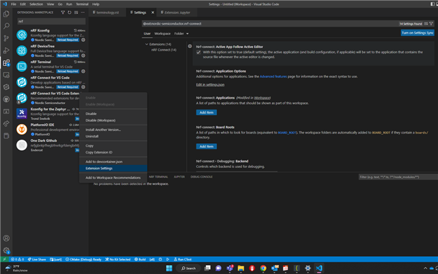 Nordic Toolchain Reference Variable For In Vscode Nordic Qanda Nordic Devzone Nordic Devzone