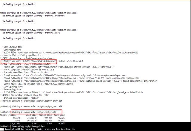 How to fix KConfig warnings errors/Build errors of WiFi Fundamentals lessons(Recently updated ...