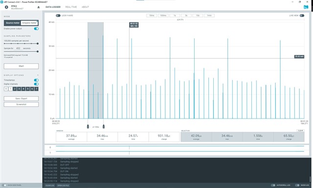 ble in run sleep mode, current consumption - Nordic Q&A - Nordic ...