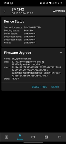DFU not possible after enabling BT_SMP (for wifi provisioning) - Nordic Q&A - Nordic DevZone ...